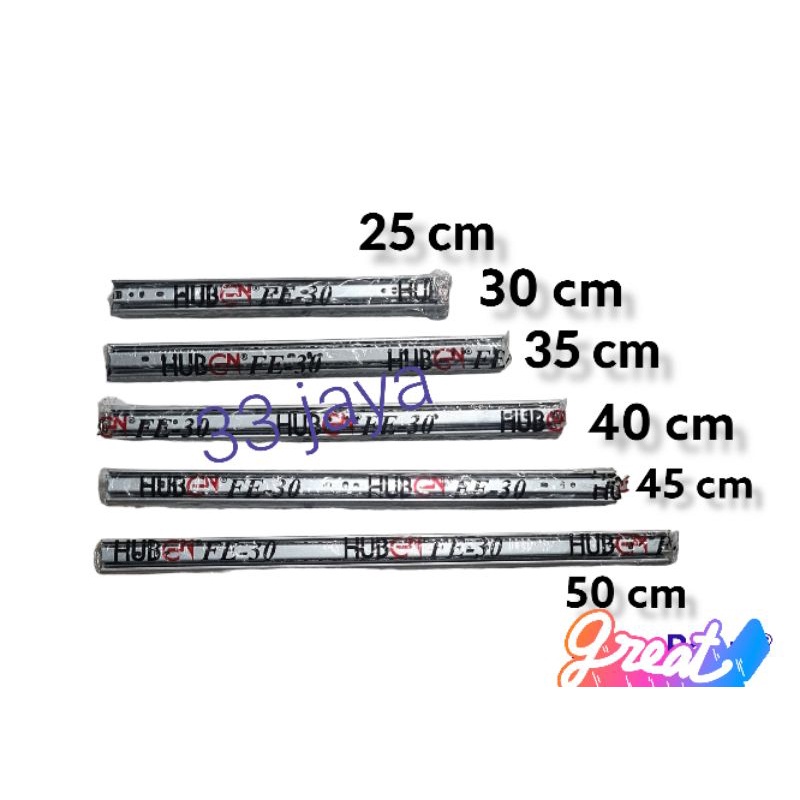 Huben FE brand Full Extension Rail 30x25 cm WIDTH 30 mm | Shopee Malaysia