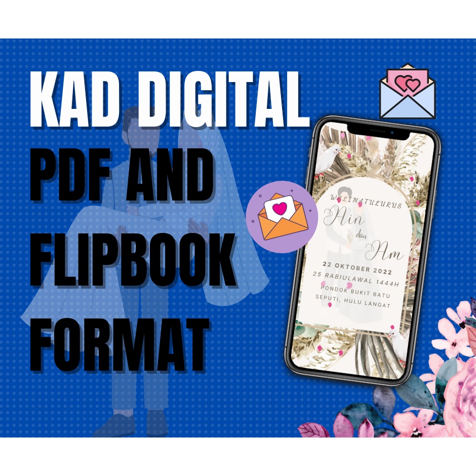 Kad digital Kahwin/Tunang/Aqiqah dan Kenduri (PDF dan FLIPBOOK) | Shopee Malaysia