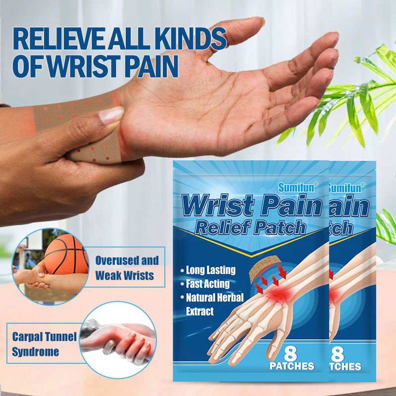 Sumifun Pain Relief, Wrist Pain Relief Patch [8 patches] sakit ...