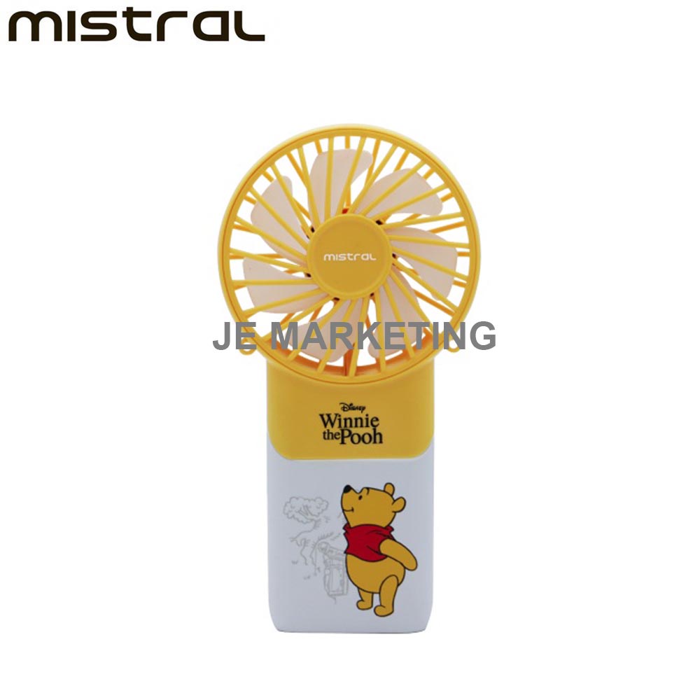 MISTRAL X DISNEY WINNIE THE POOH RECHARGEABLE USB MINI FAN MRF500-PH ...