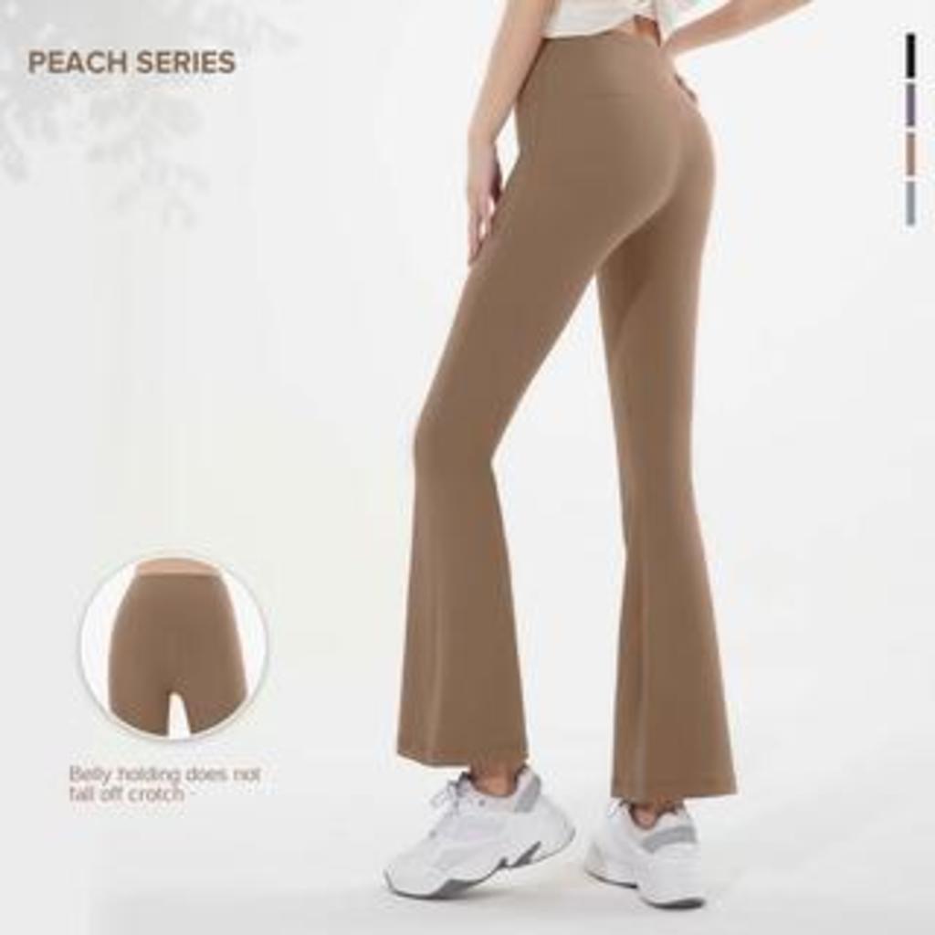 Fit.HER Slightly Flared Female Fitness Tight Hip Lifting Quick Drying ...