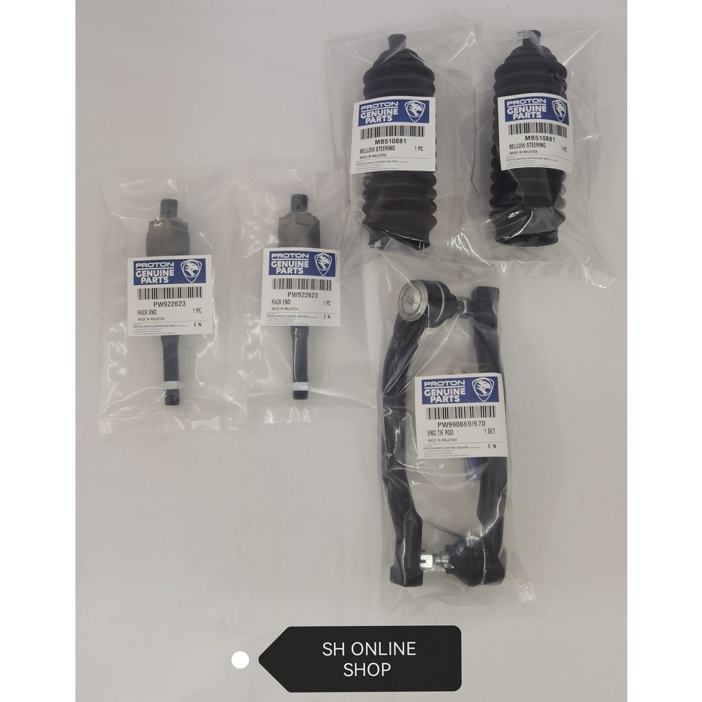 Tie Rod End+Rack End+Steering Boot Cover (OEM) for Proton Persona New ...