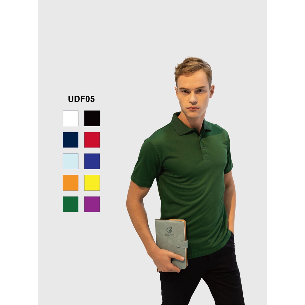 [ULTIFRESH] UDF05 Performance Polo Collar T-Shirt Jersey (Unisex ...