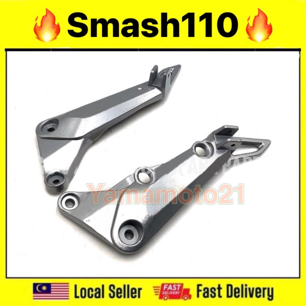SUZUKI SMASH 110 SMASH110 SMASH PRO REAR FOOTREST BRACKET SET FOOT REST ...
