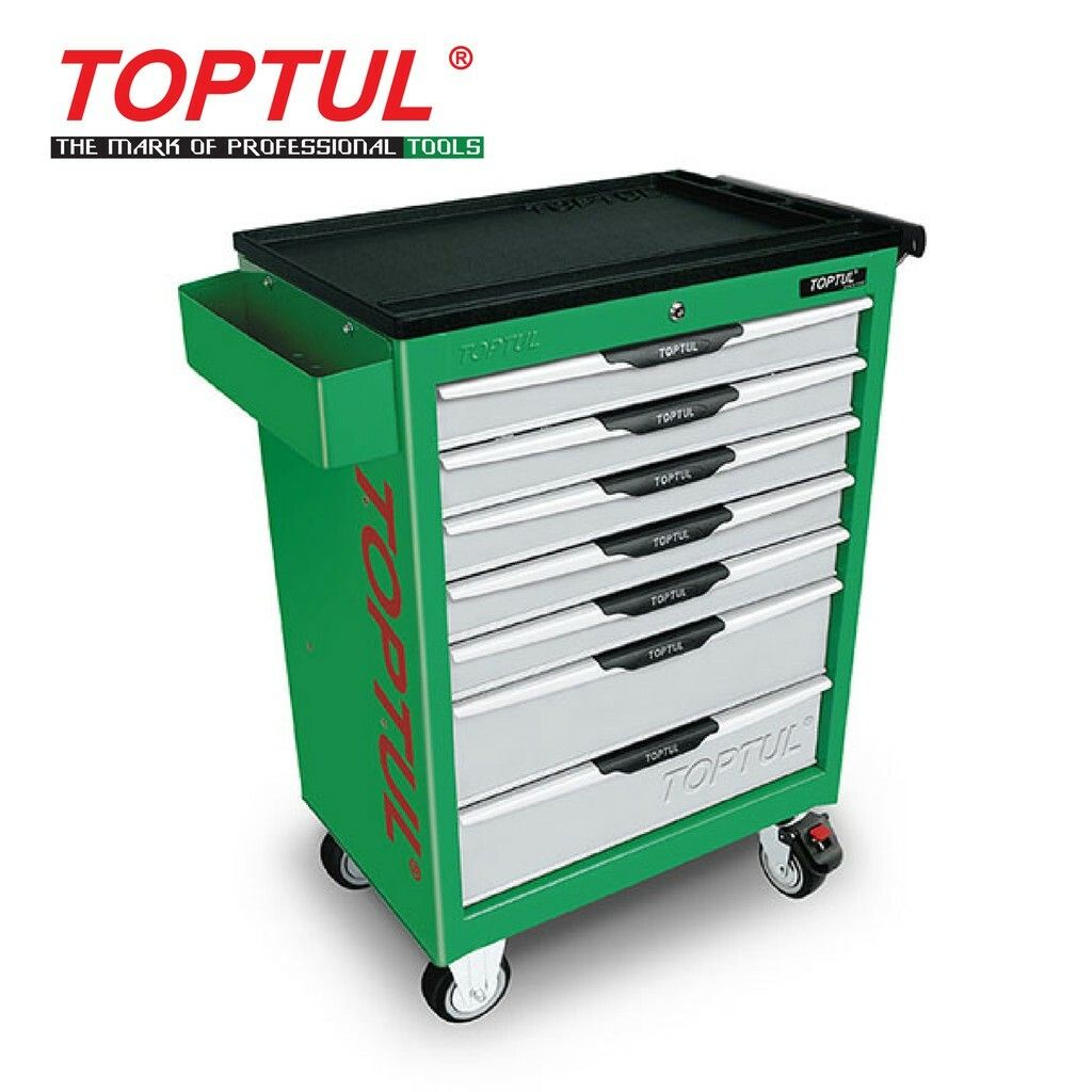 TOPTUL 227PCS W/7 Drawer Tool Trolley Mechanical Tool Set GCAJ0012 ...