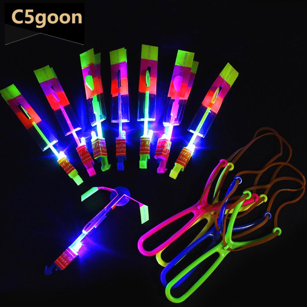 C5GOON Outdoor Shining Rocket Flash LED Light Rotating Outdoor Flying ...