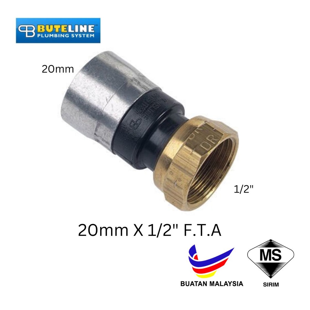 [SIRIM] BUTELINE PE Poly Pipe Fittings Cold Water System Penyambung ...