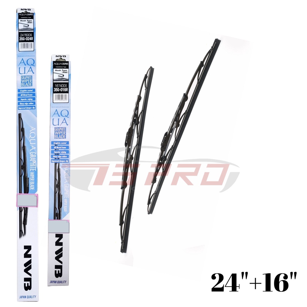 NWB Aqua Graphite (24"+16") Wiper Blade-Preve Exora Alza Altis ZZE121,2 ...