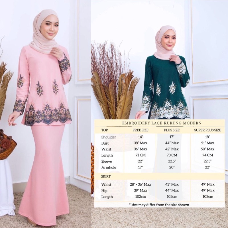 (S-XL) PINK / PEACH / DUSTY PINK TEMA BAJU KURUNG DRESS BRIDESMAID ...