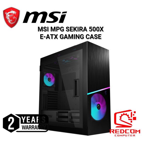 MSI MPG Sekira 500X RGB Mid Tower ATX Gaming CPU Desktop Casing with ...