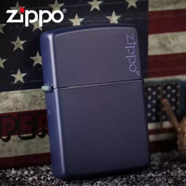 Zippo Blue Matte Lighter | Shopee Malaysia