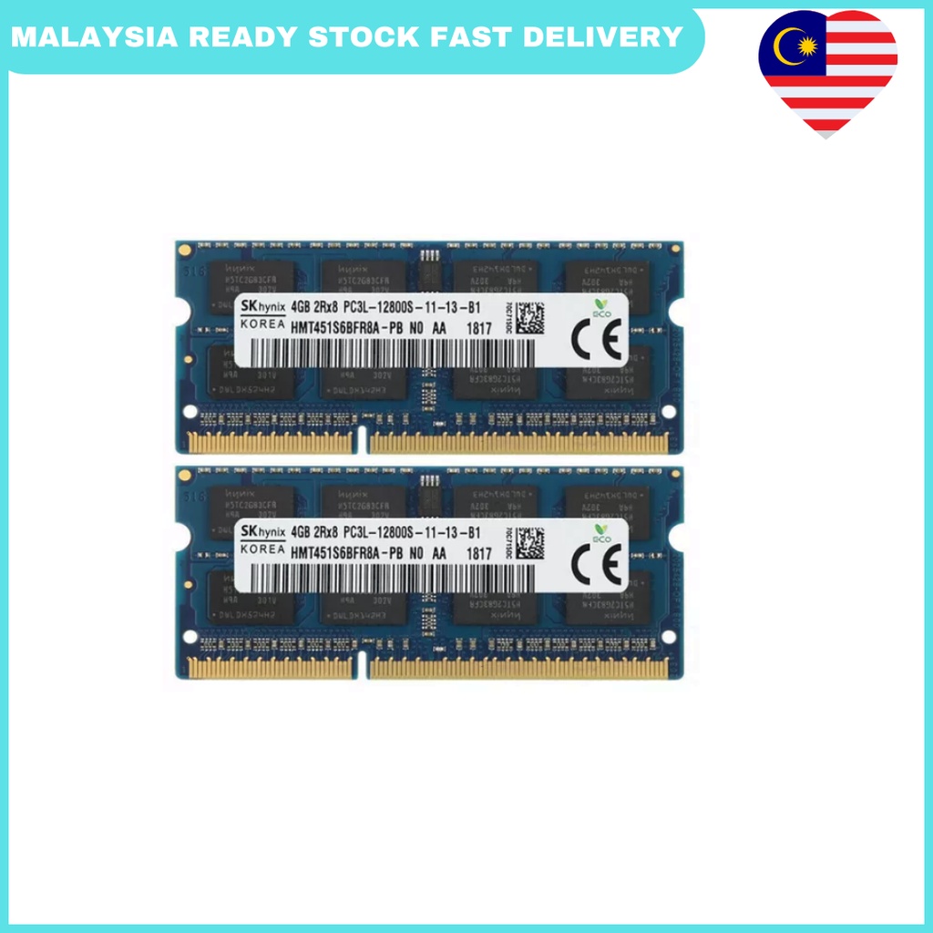 SK Hynix 4GB DDR3 PC3L 12800S Notebook Laptop Memory Ram Ready Stock | Shopee Malaysia