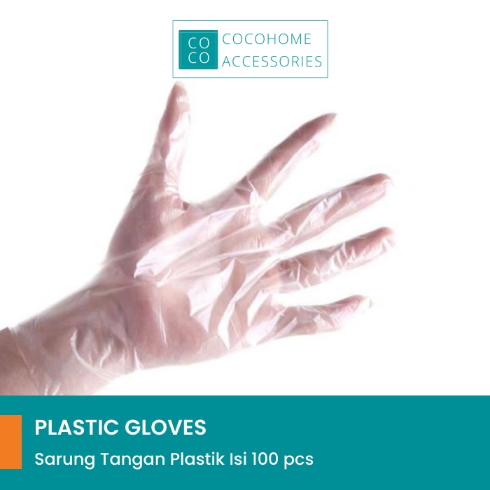 Plastic Gloves Packing 100 Sheets Of Plastic Gloves | Shopee Malaysia
