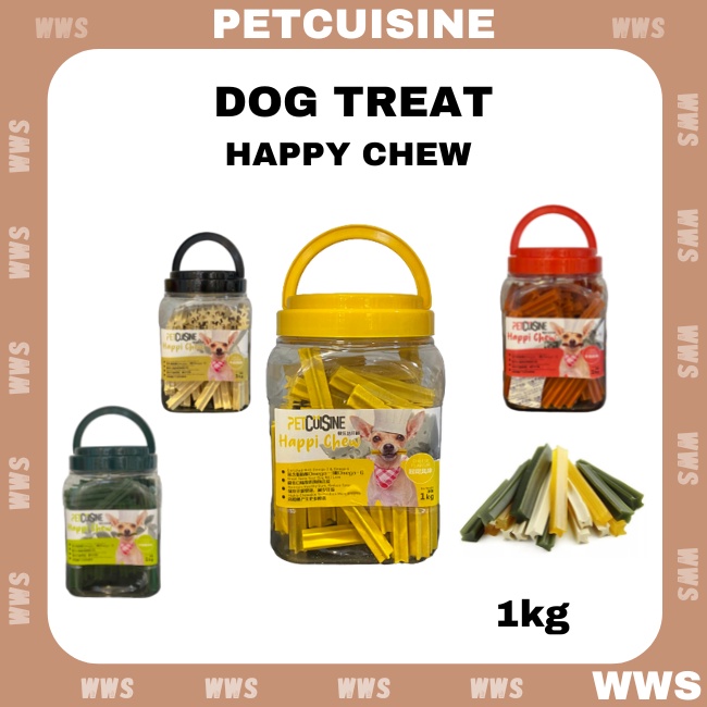 PetCuisine Happy Chew # Dog Dental Treat # Dog Snack # Milk / Cheese ...