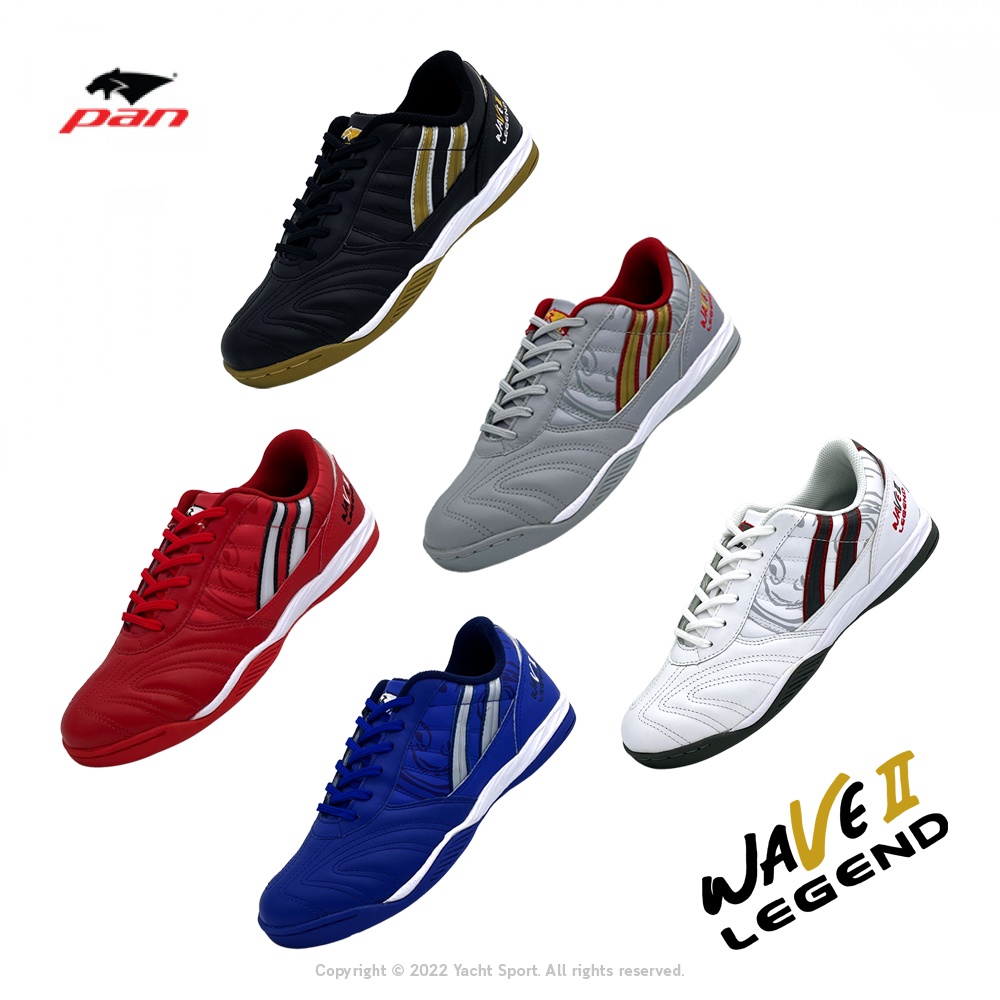 PAN Futsal Shoes WAVE II LEGEND Code PF14WV (Genuine Leather) | Shopee ...