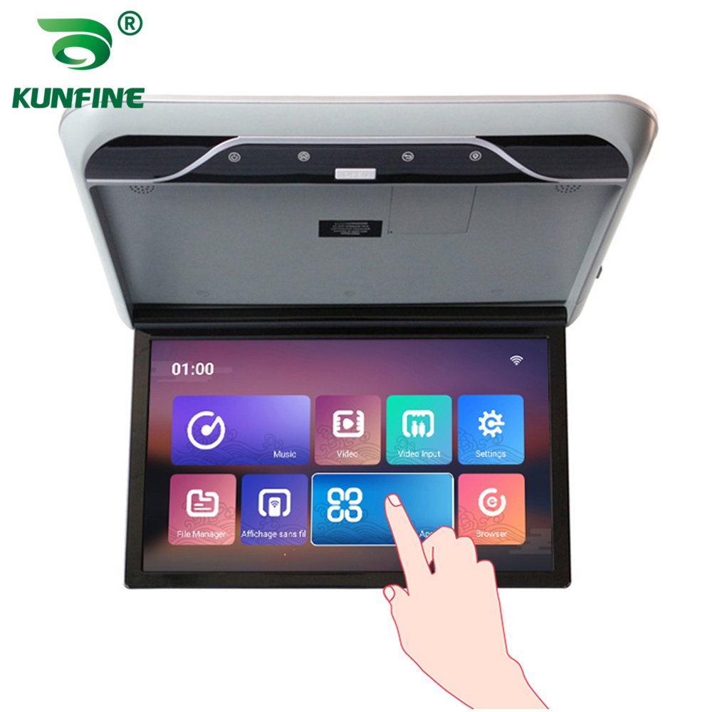 19 Inch Android Touch Ceiling Screen Overhead Multimedia Video Car ...