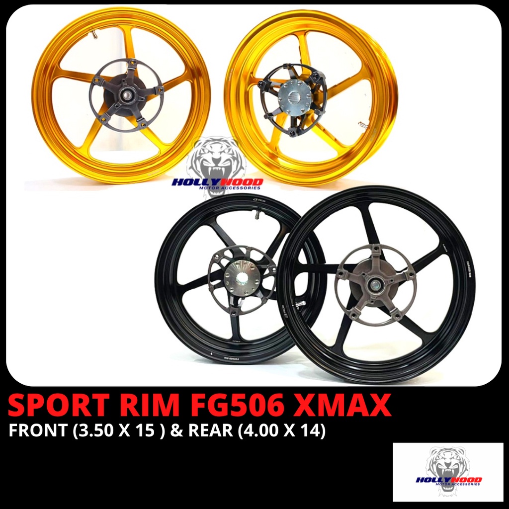 XMAX XMAX250 V1/V2 SPORT RIM RCB FG506 100% FORGED RIM (LIMITED EDITION ...