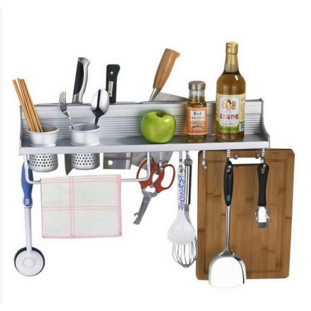 Multi-Purpose Space Aluminium Kitchen Storage Rack (60cm) | Shopee Malaysia