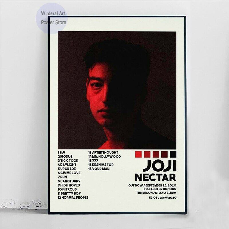 Mt Joji Album Cover Poster Nectar Joji Music Star Wall Art Picture ...