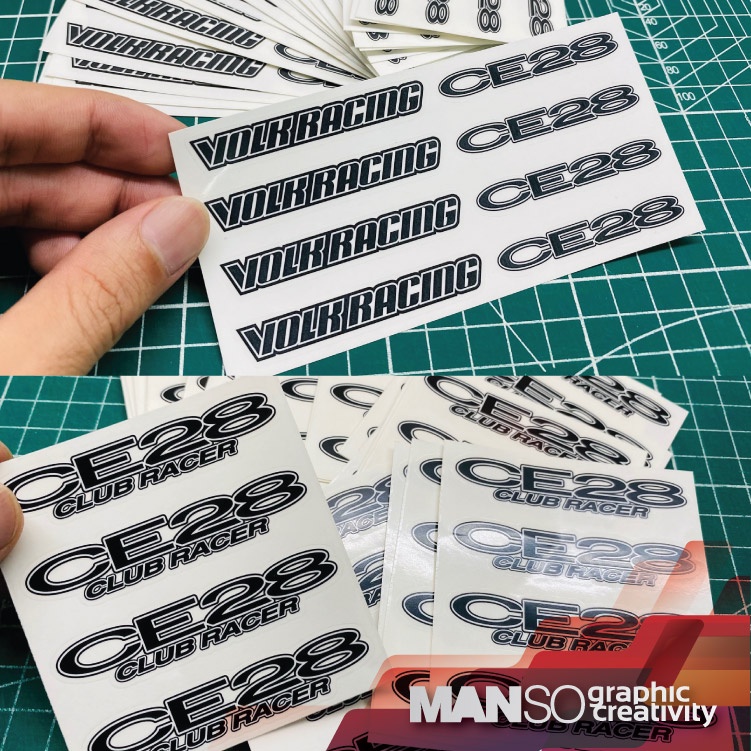 #CE28clubracer #RAYS #VOLK RACING #TE37 #G2 Replace RIM STICKER ...