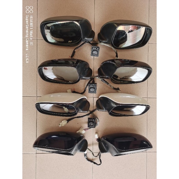 TOYOTA VIOS NCP93 SIDE MIRROR WITH LED LIGHT & AUTOFLIP SWITCH | Shopee ...