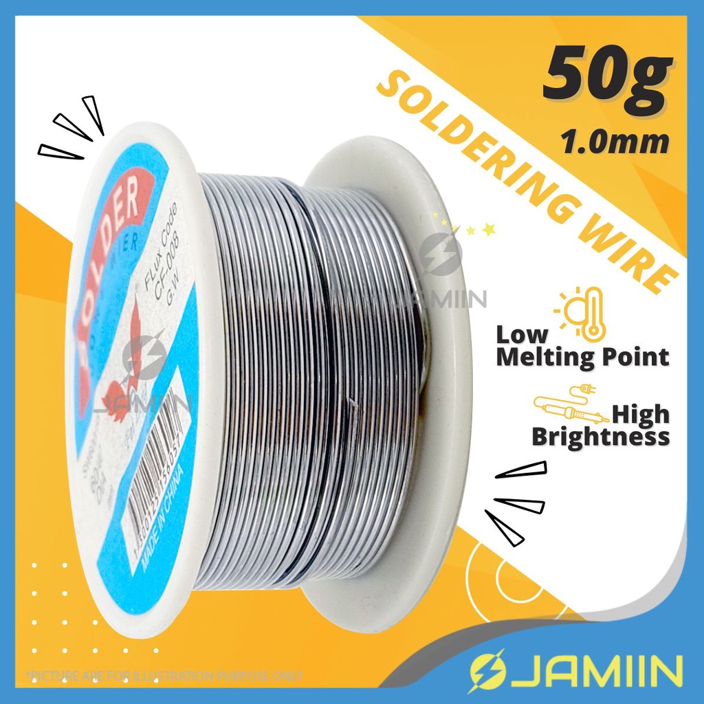 50G 1.0mm Shinning Point Soldering Lead Wire Soldering Wire Electrical ...