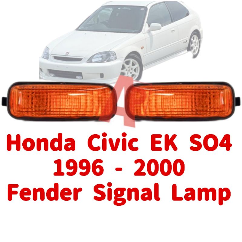 Honda Civic SO3 SO4 EK EJ Amber Oren Fender Signal Side Lamp 1996 ...