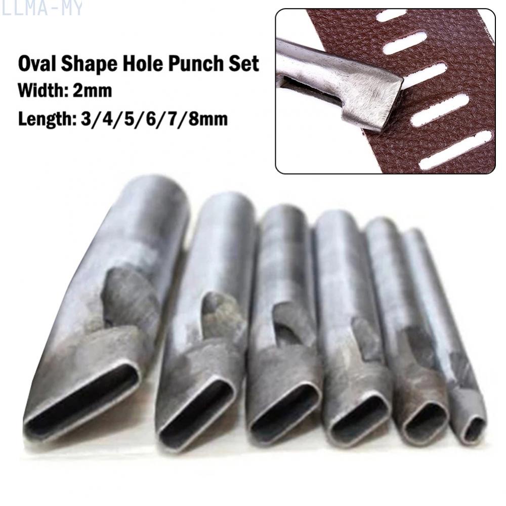 2mm Oval Shape Hole Punch Belt Watch Band Hollow Punch Leather DIY Tool ...