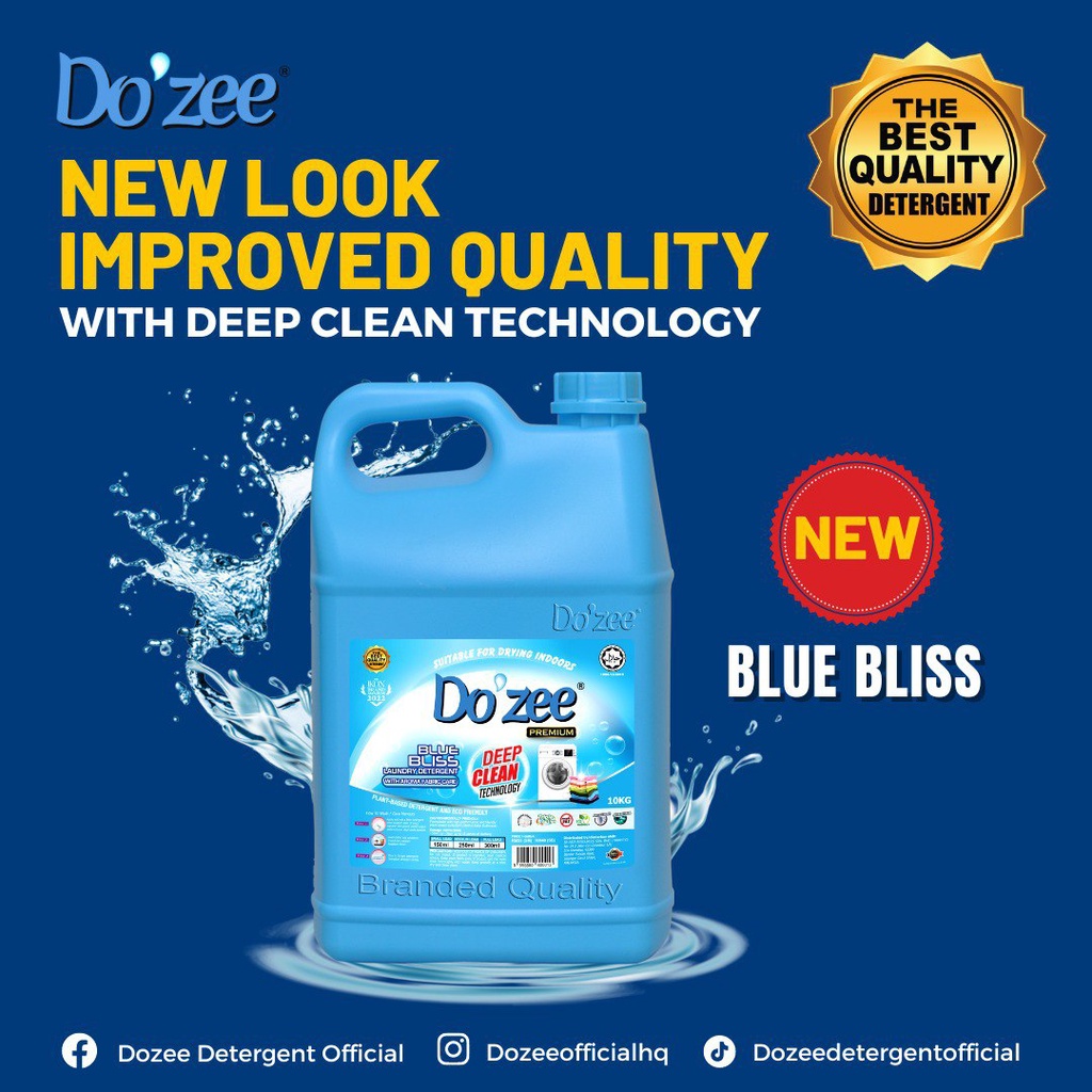 Sabun Pencuci Pakaian Do'zee | Sabun Basuh Baju Halal JAKIM 10kg ...