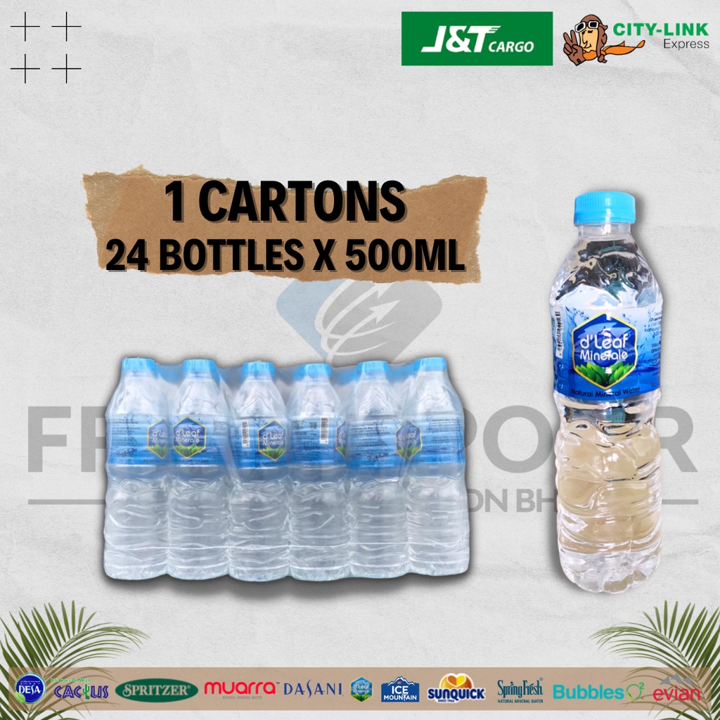 D'leaf Mineral Water 1 carton (24 x 500ml) with FAST COURIER SERVICE to ...