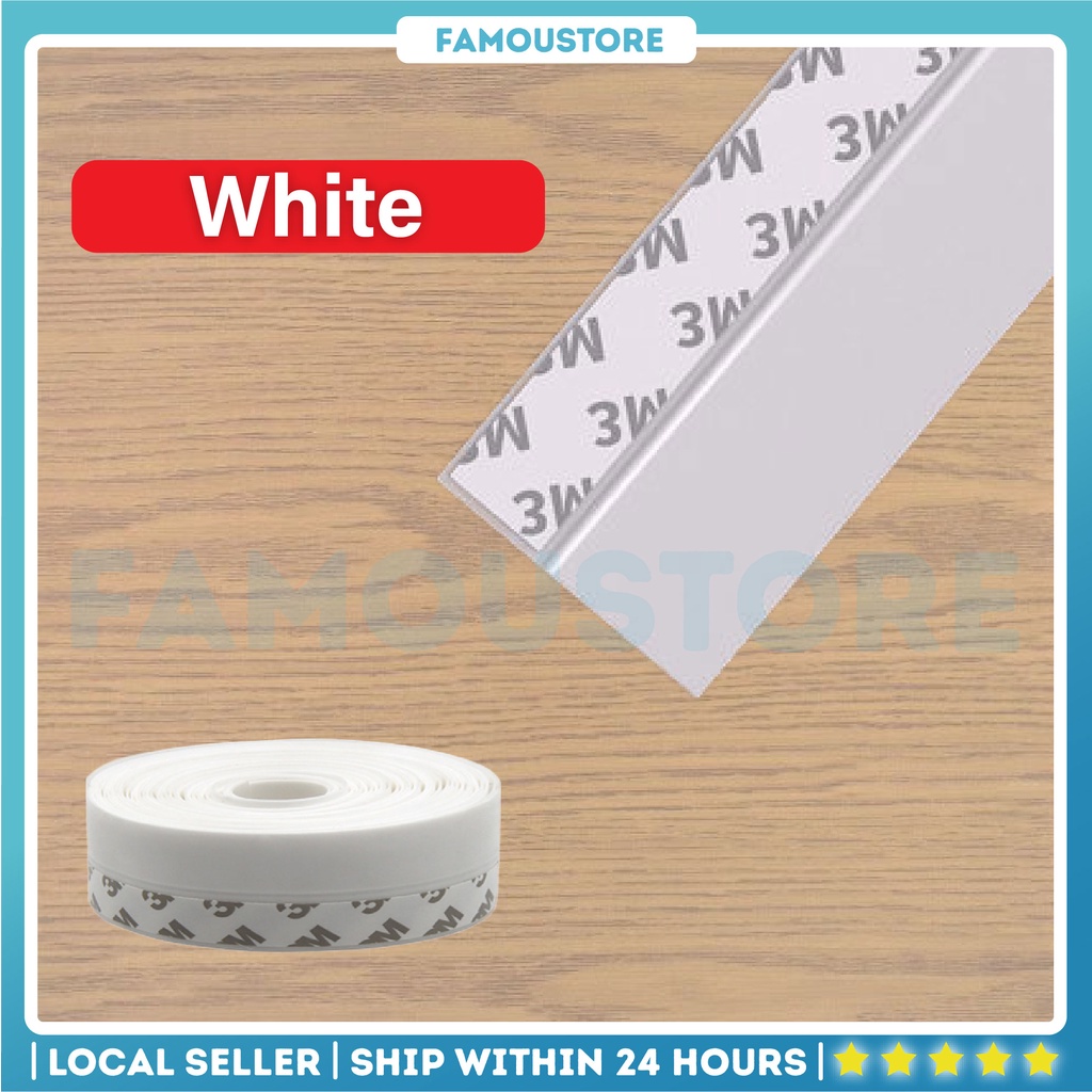 1M Door Block Waterproof Silicone Window Sealing Strip 3M Self Adhesive ...