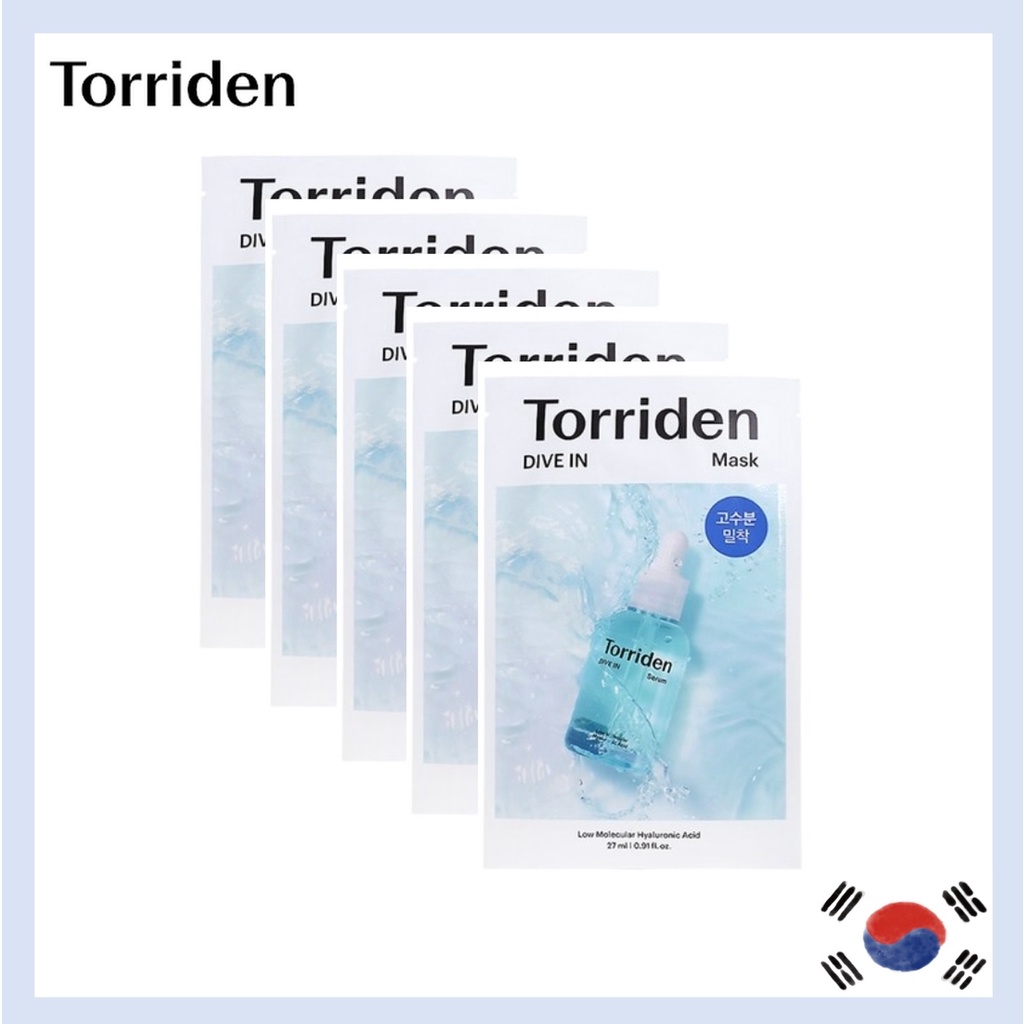 [TORRIDEN] 5ea /10ea/20ea Dive-In Low Molecule Hyaluronic Acid Mask ...
