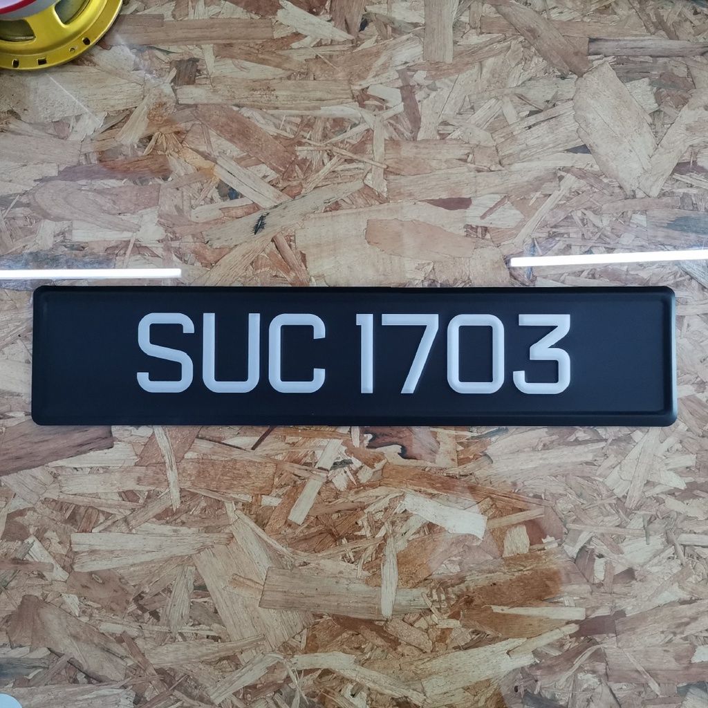Singapore Design Nombor Plate Besi Aluminum Papan Kereta No Plate Besi ...