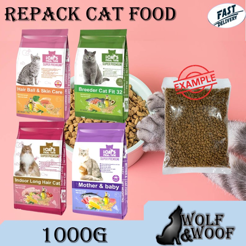[REPACK] iCat's Meal Time Super Premium Cat Food ( 1000G / 1KG ) iCats ...
