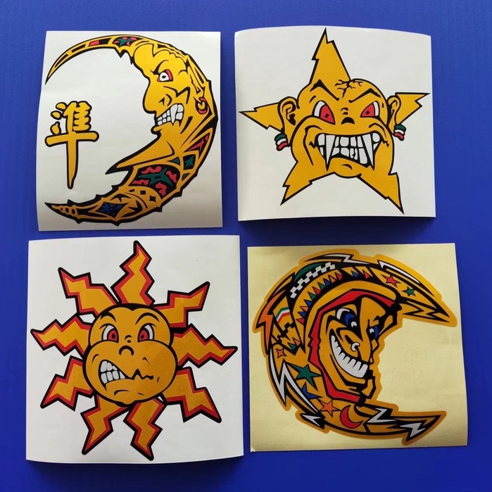 Sticker Decal Motor Overlap Cutting Sticker Pantul Cahaya Sun/Moon ...