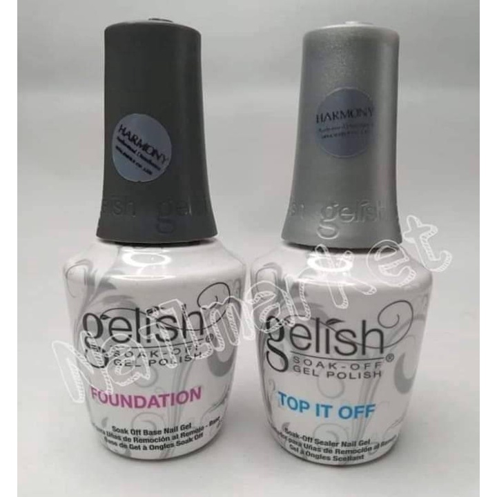 A Pair Of Base & Top Gelish (Foundation Top) Imported From Usa. Harmony ...