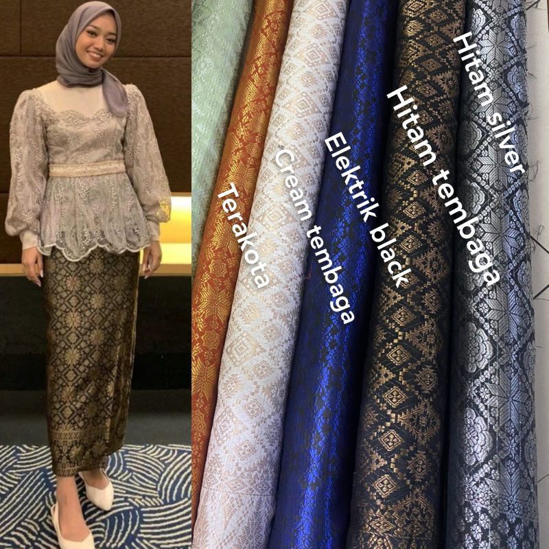 New Songket Fabric/ Palembang Songket Fabric / Kebaya Skirt Fabric ...