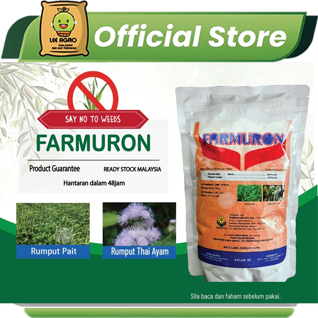 Diuron 80WP 500gram - Racun Rumput Sambau Tebu Nenas Kepala Sawit ... Diuron 80WP 500gram - Racun Rumput Sambau Tebu Nenas Kepala Sawit ...