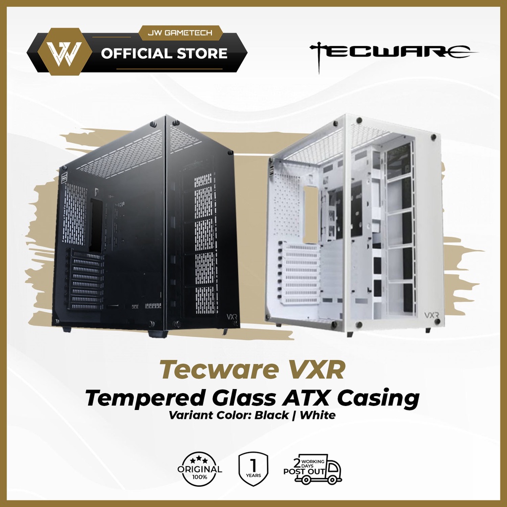 Tecware VXR TG ATX Gaming Case | Shopee Malaysia