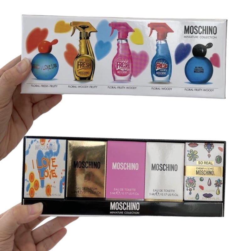Moschino Miniature Collection 5in1 Set (5x5ml) | Shopee Malaysia