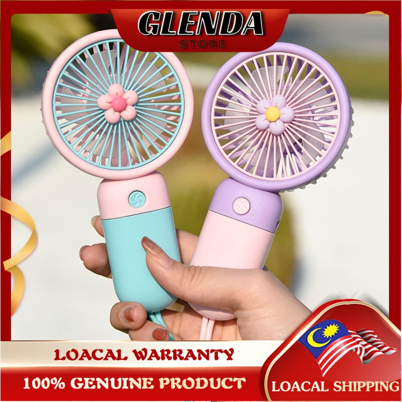 [Ready Stock] Kipas Mini Fan Rechargeable Cute Mini Fan USB Hand Fan ...