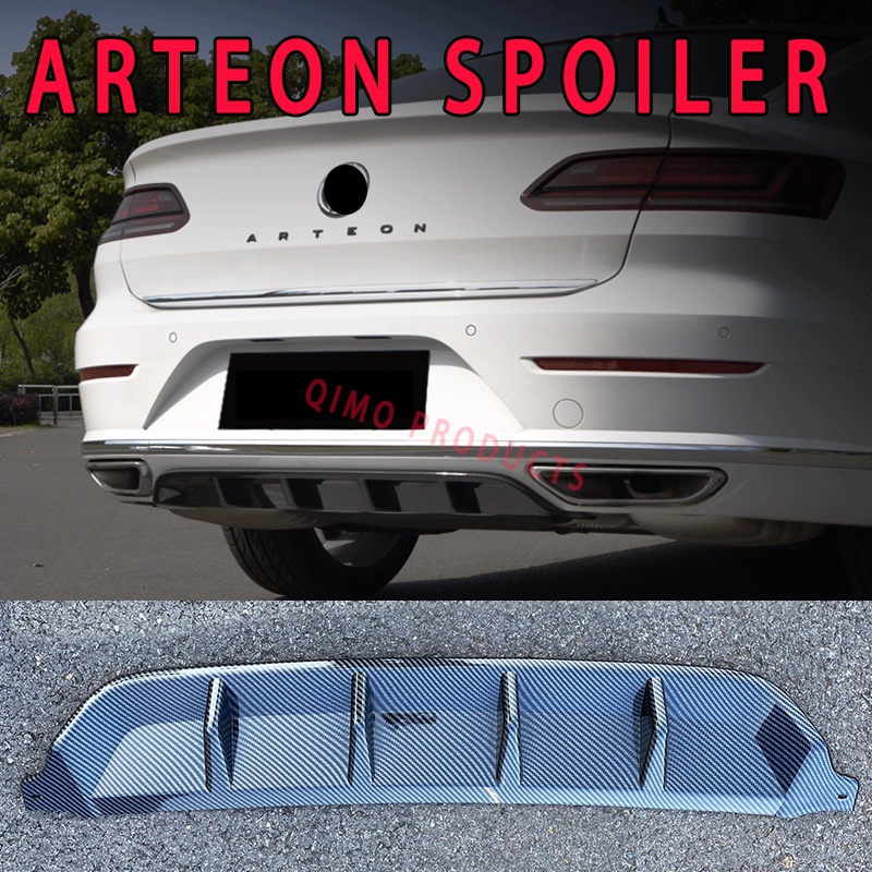 For vw's Arteon CC Rear Spoilers 2019 2020 2021 2022 Body Kit Gloss ...