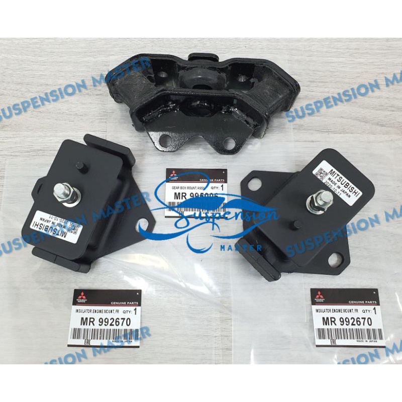 3 IN 1 SET - ENGINE MOUNTING KIT - MITSUBISHI TRITON LITE 2.5 4D56 I4-T ...