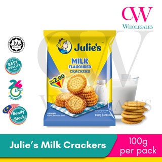 Julie's Cheese Crackers Julie's Milk Flavoured Crackers Julie Milk ...