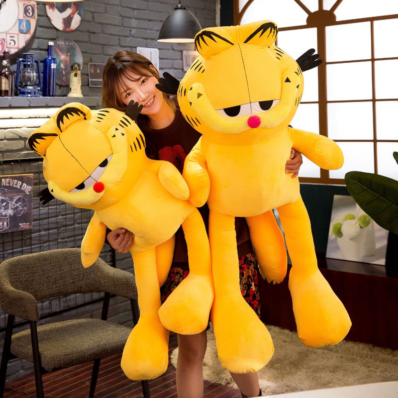 100CM Big Garfield Cat Plush Soft Toy Pillow Giant Stuffed Animals Doll ...