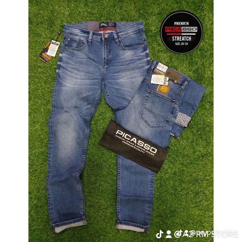 Original PICASSO SLIM FIT JEANS ORIGINAL PICASSO JEANS CELSNA | Shopee ...