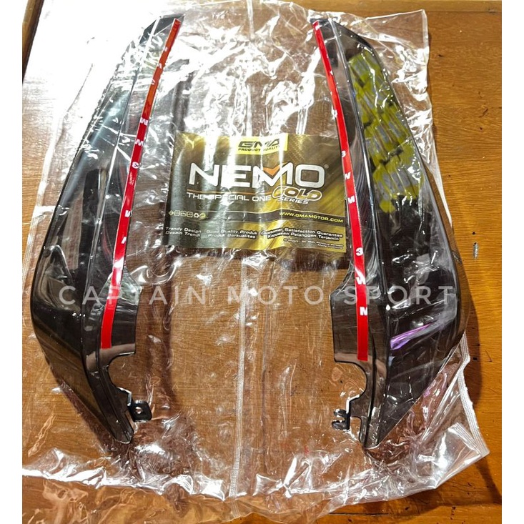 Winglet FOOT NEMO YAMAHA XMAX 250 WINDSHIELD KAKI XMAX SMOKE | Shopee ...