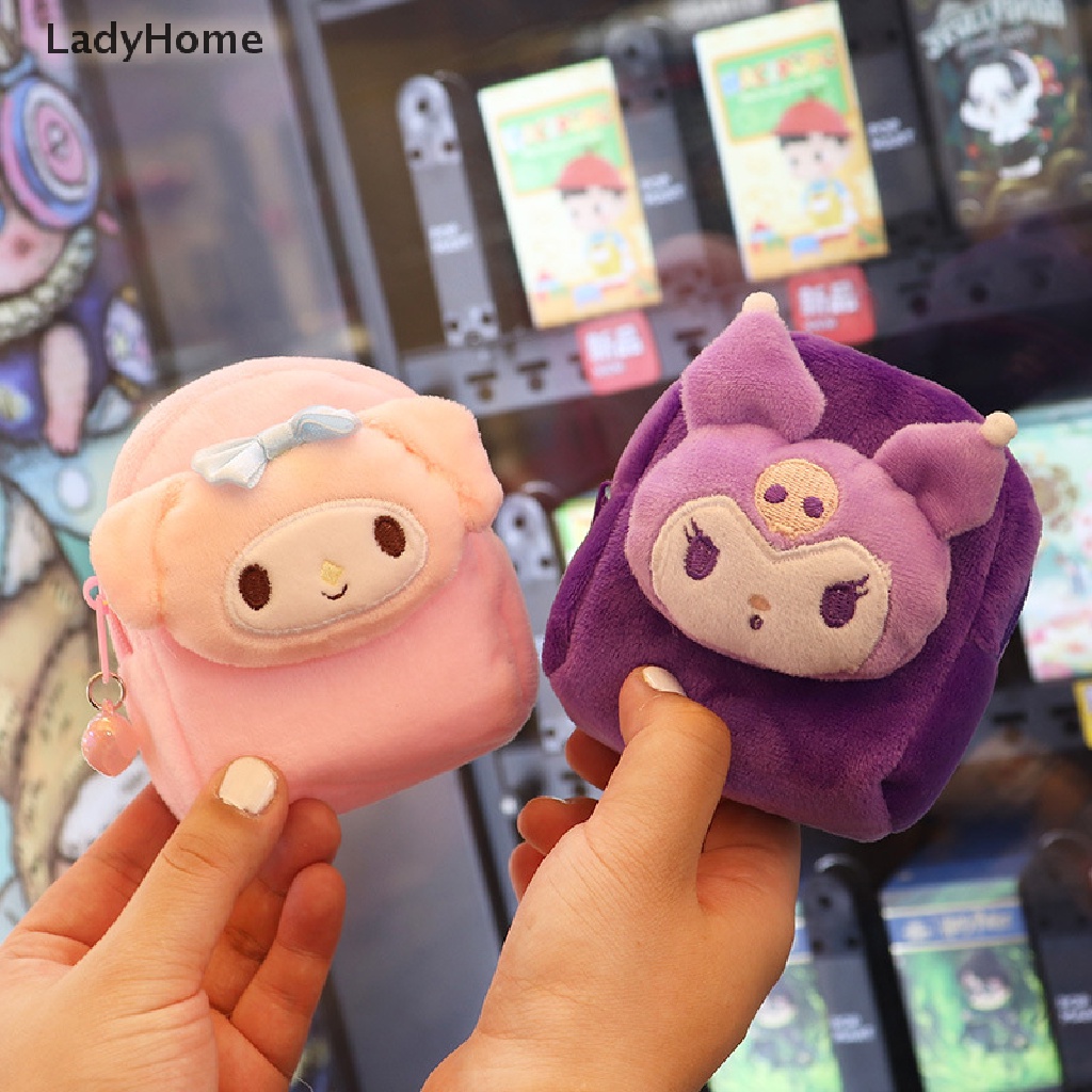 LadyHome Kawaii Cute Plush Coin Purse Cartoon Colorful Mini Earphone ...