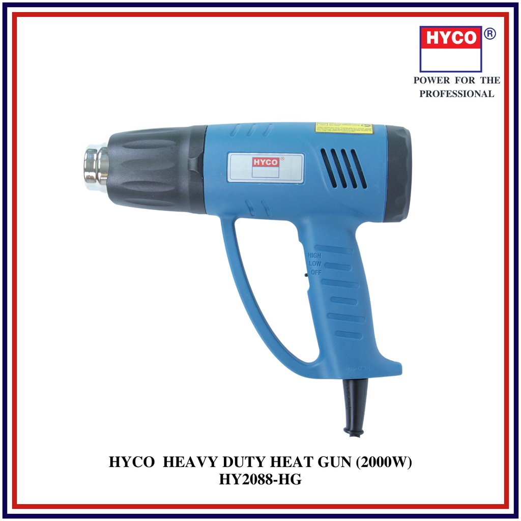 HYCO HY2088-HG Heavy Duty Heat Gun (2000W) | Shopee Malaysia
