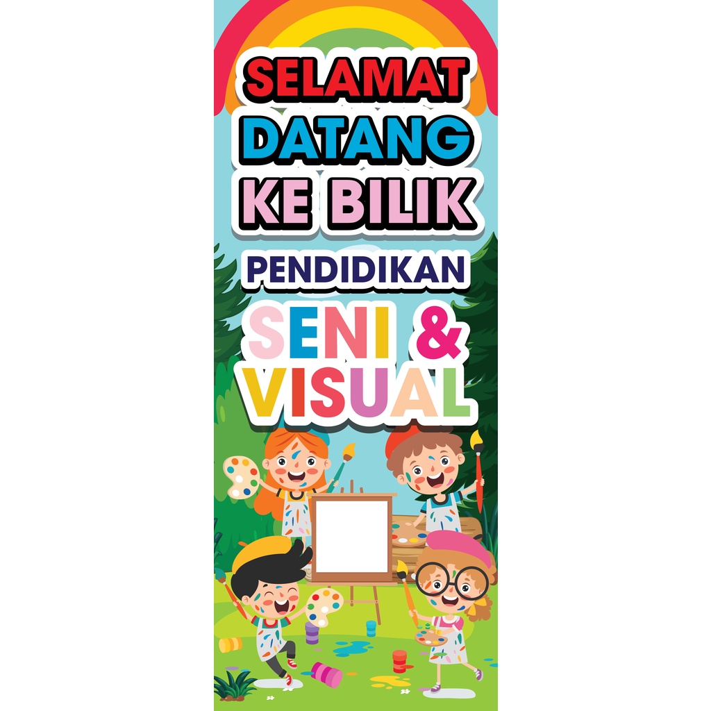 BUNTING SELAMAT DATANG KE BILIK PENDIDIKAN SENI DAN VISUAL / SET ...